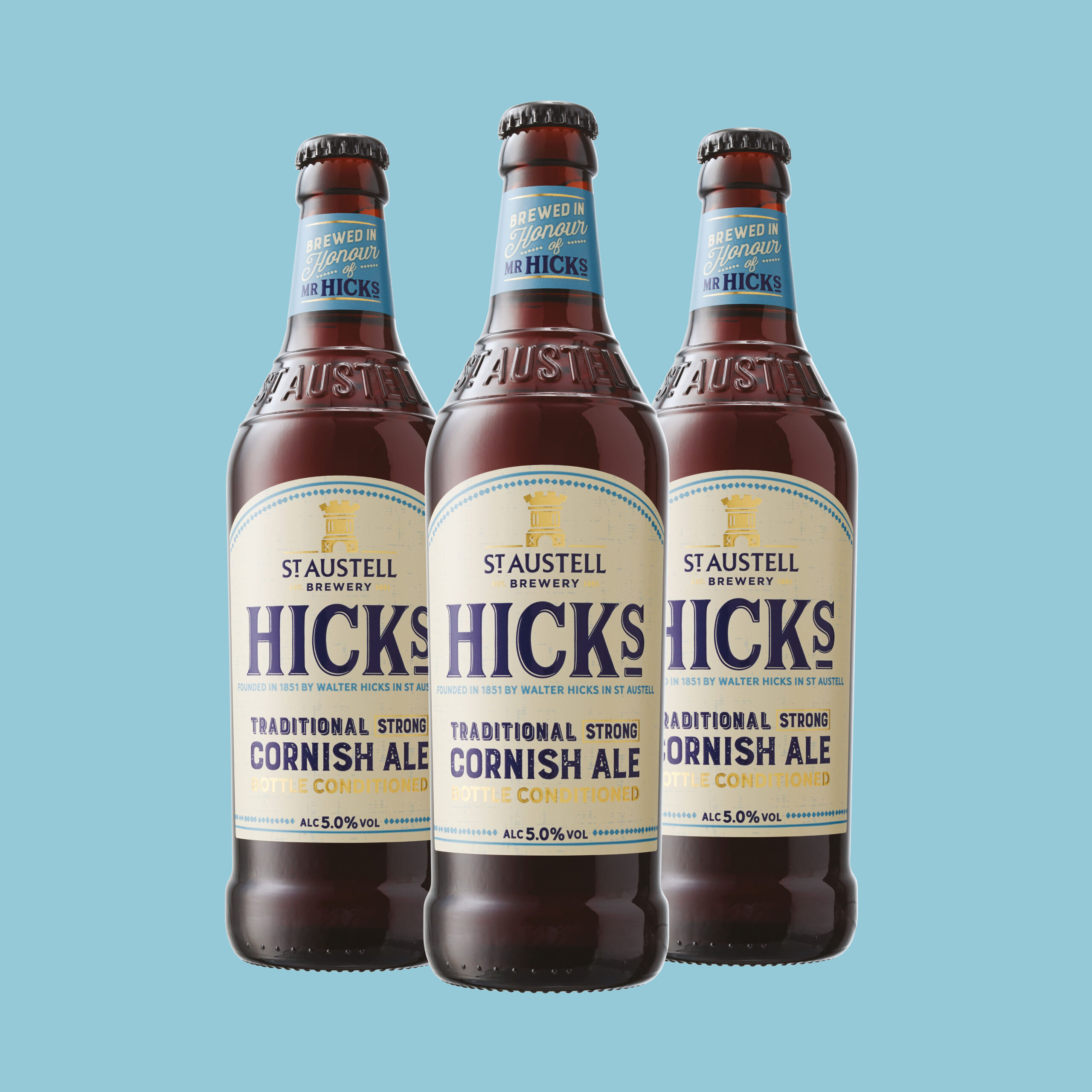 Hicks strong Cornish ale box 12 Pack | St Austell Brewery