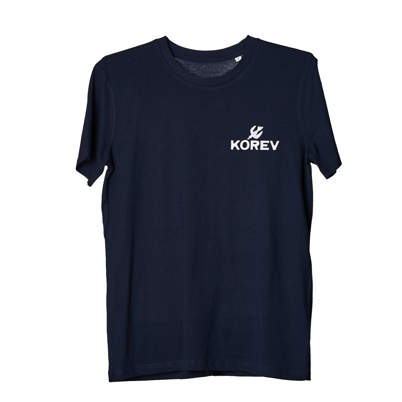 'Open Horizons' korev t-shirt in navy
