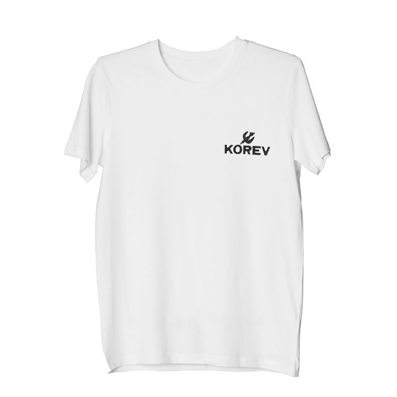 'Open Horizons' korev t-shirt in white
